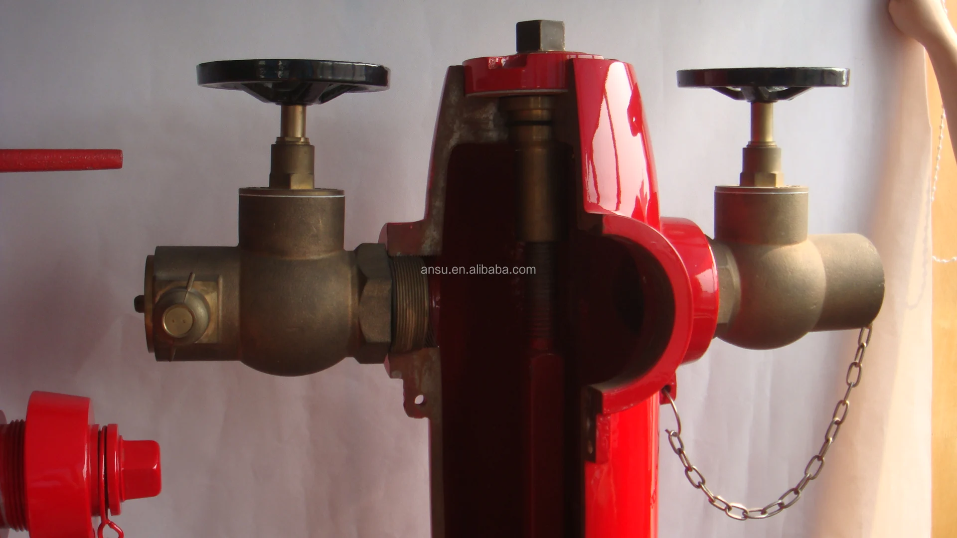 2ways, 3ways Fire Fighting Hydrant with Valves - 4'' 6''