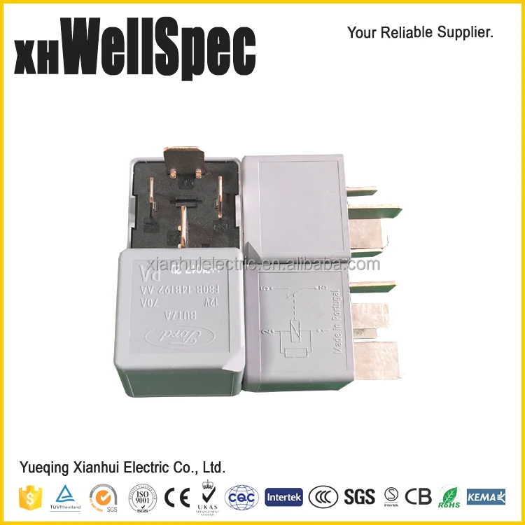 Relay 12v Nais 12v Tyco SCHRACK F80B-14B192-AA 12VDC 70A 4PIN