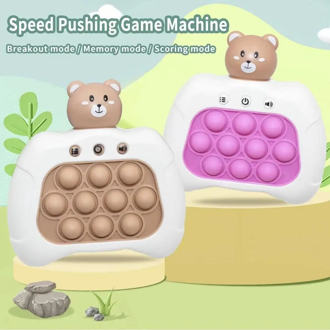 2023 New Quick Pop Push It Electronic Game Fast Push Game Console Popit ...