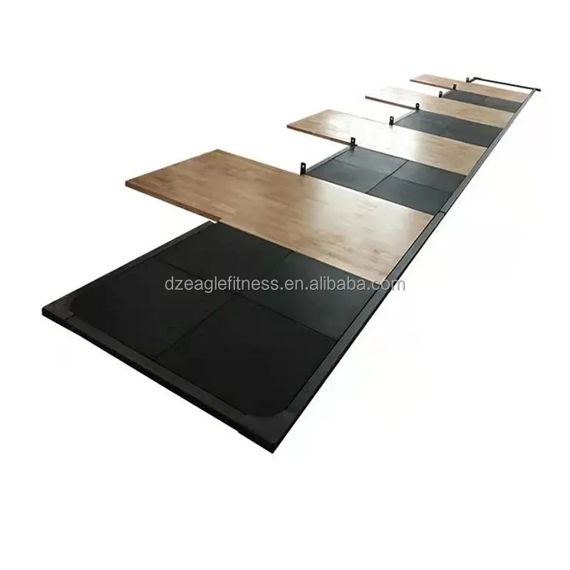 Heavy Duty Fitness Equipment Rubber Wooden Deadlift Custom ...