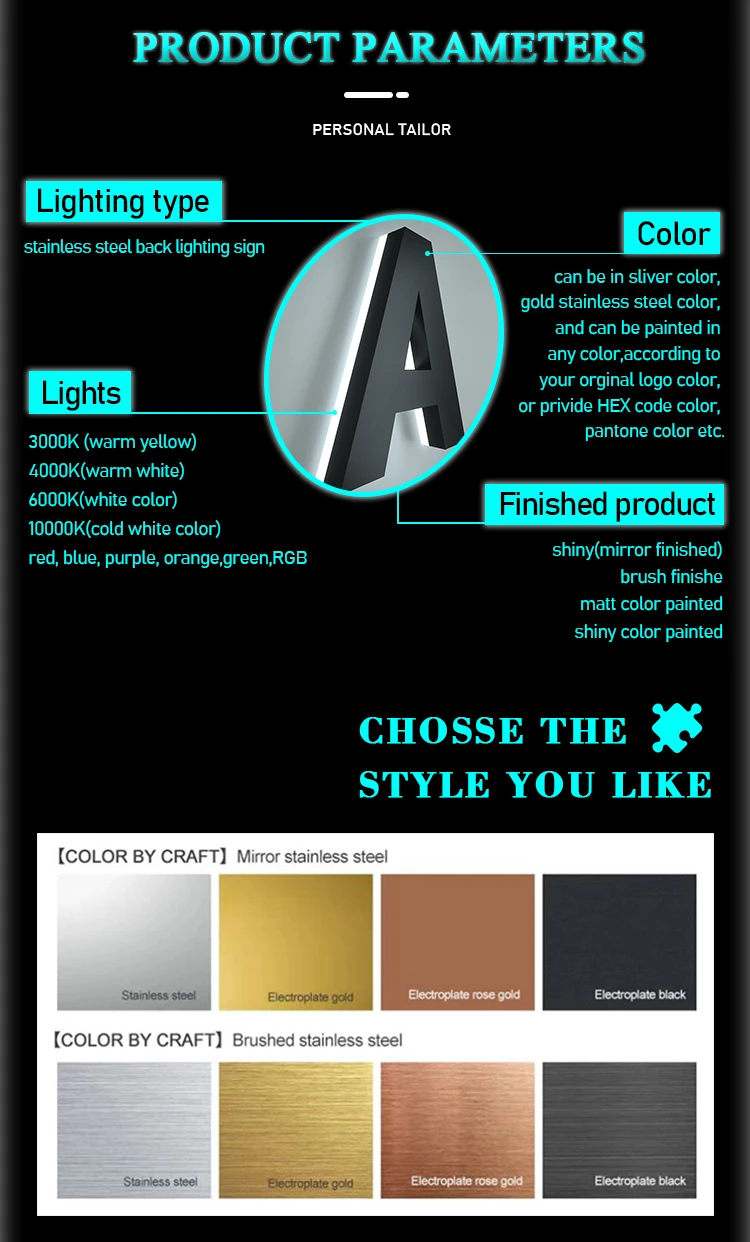 3d Led Signage Signs Letters Outdoor Custom Business Building Stainless ...