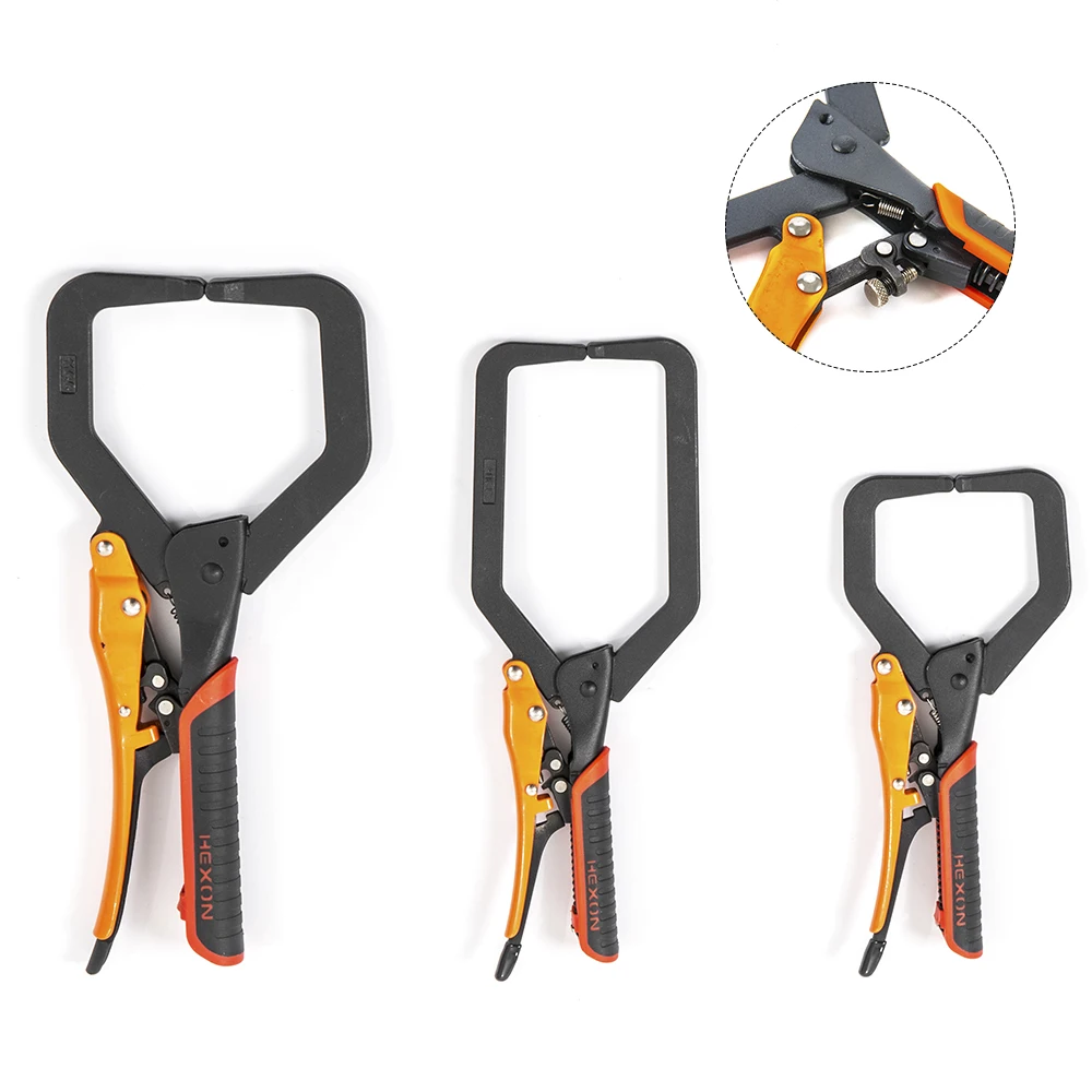 Black finish welding clamp face wood woodworking clamp self adjusting ...