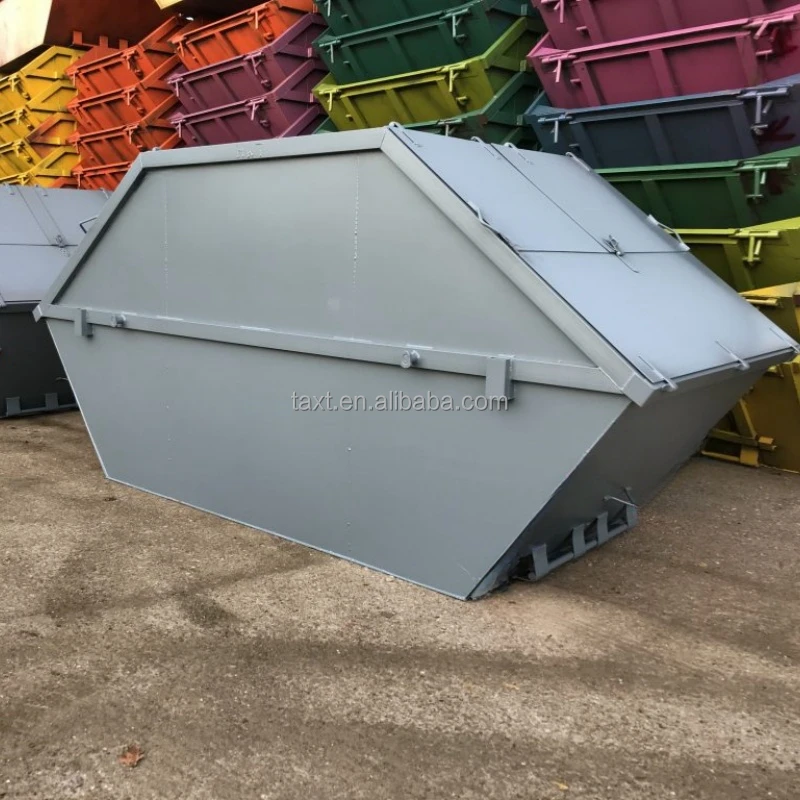18 Cubic Meter Skip Bin Efficient Hook Lift Refuse Collector Garbage ...