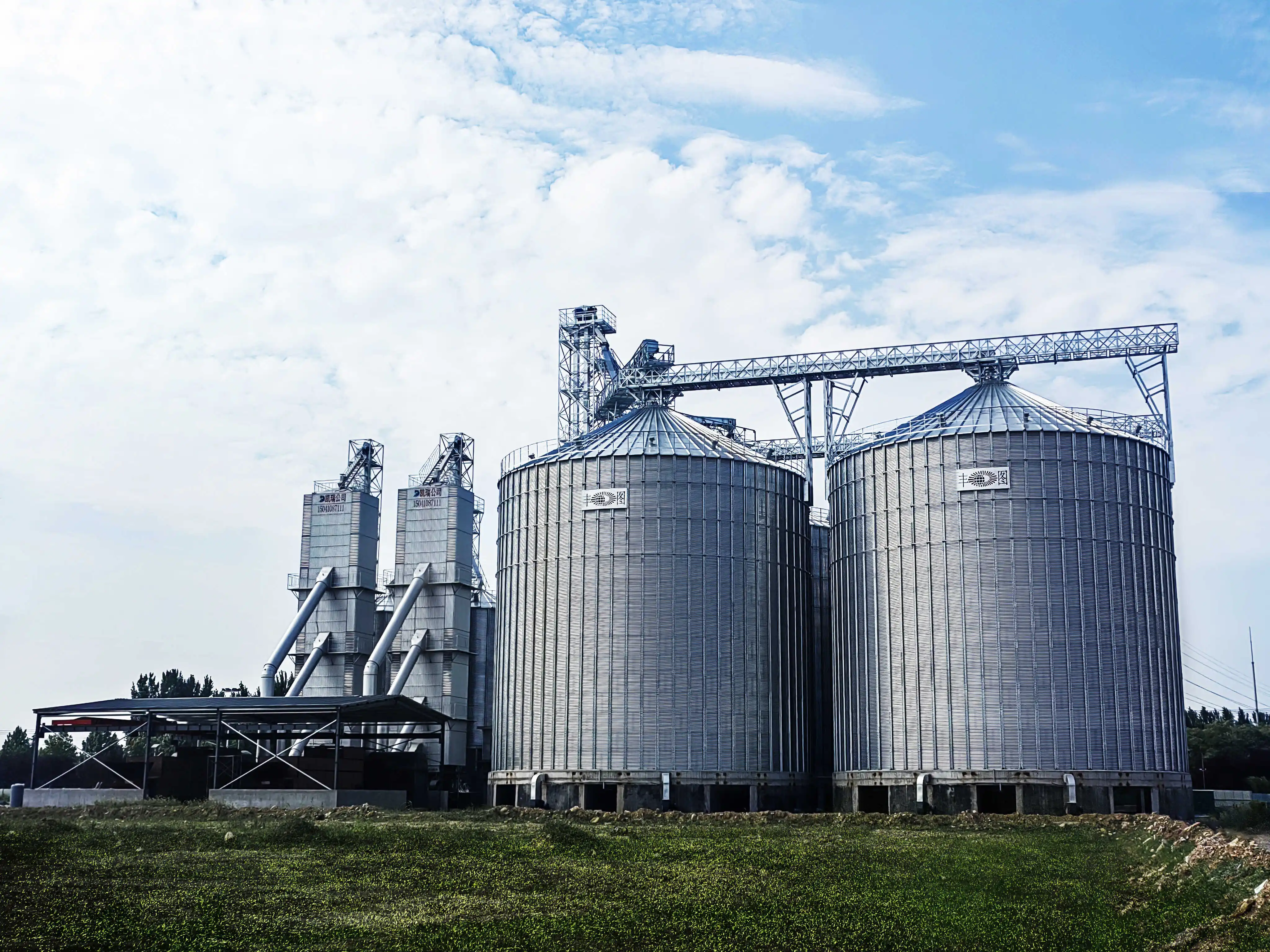 20000 Ton Storage Silo For Maize Wheat Soybean - Buy 20000 Ton Storage ...