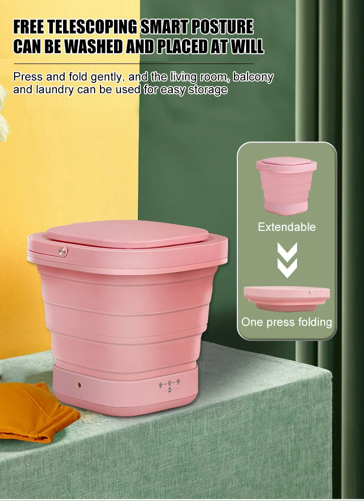 Factory Wholesale New Model Portable Foldable Mini Washing Machines ...