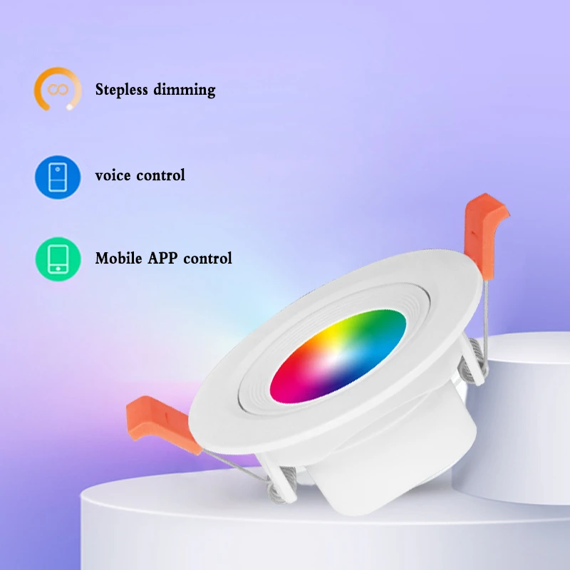 Wifi Remote App Alexa Voice Control Smart Lights Led Spot Light Smart ...