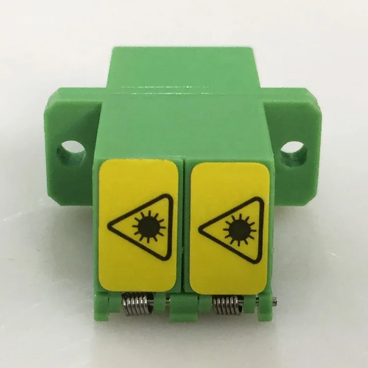 Duplex Fiber Optic LC/UPC Adaptor with Shutter - Wirenet