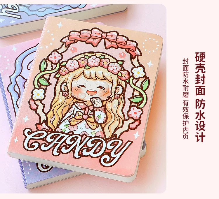 Telado Romantic Afternoon Tea Cute Handbook Small Size Grid Notebook ...