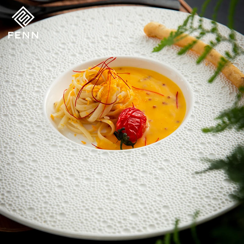 Modern Restaurant Porcelain Dinner Plate Dinnerware New Design Unique ...