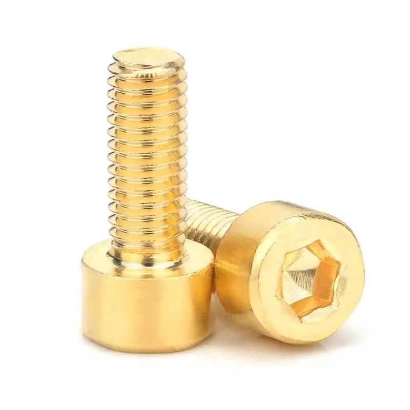 Din912 Brass Socket Head Screws Hex Socket Head Cap Screw Brass M6 M8 ...