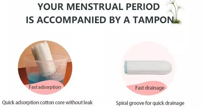 Wholesale Organic Cotton Tampons Hot Selling Menstruation Feminine ...