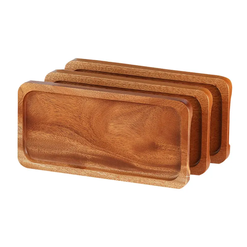 Promotional Rectangular Wooden Tray Small Wood Tray Rectangle ...