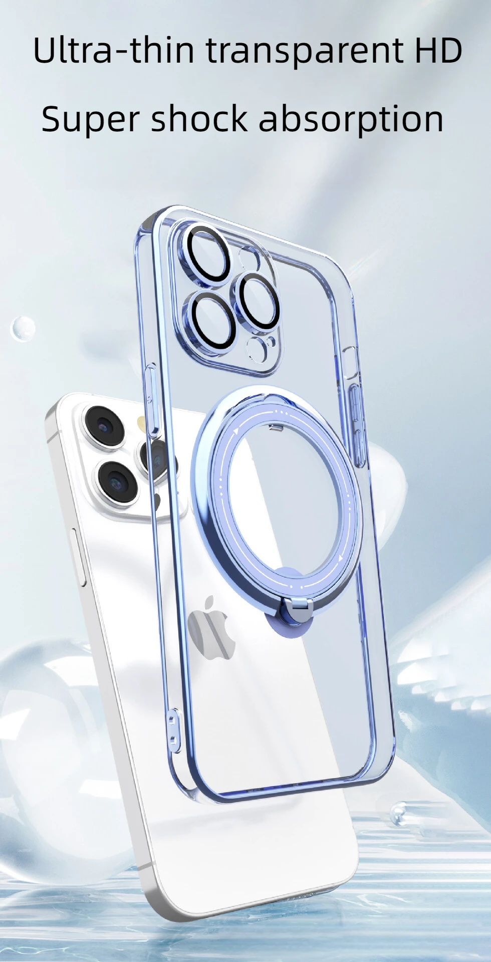 Transparent Magnetic Wireless Charging Sublimation Case Iphone 14 13 ...