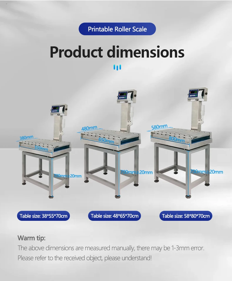 Sohe A1sp 500kg Packaging Detection Alarm Light Print The Qr Code ...