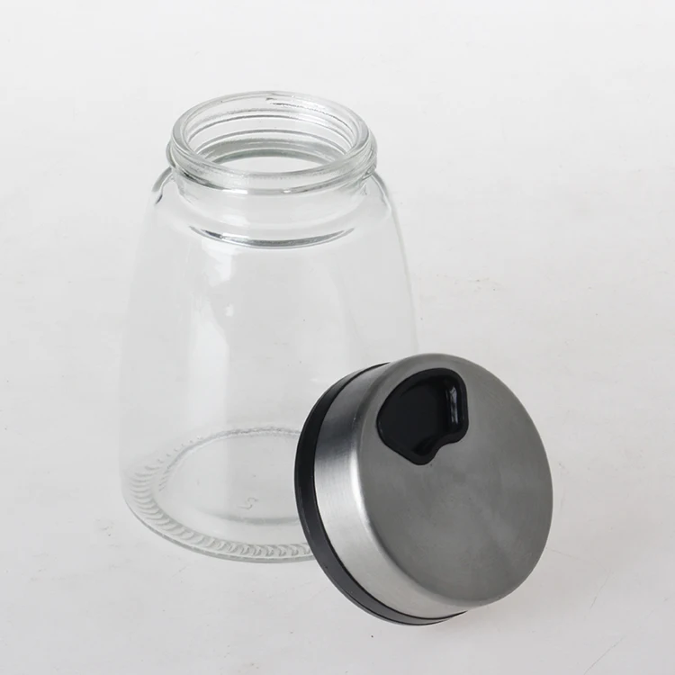 Leak Proof Cooking Oil Container Empty 180ml Clear Glass Small Oil And ...