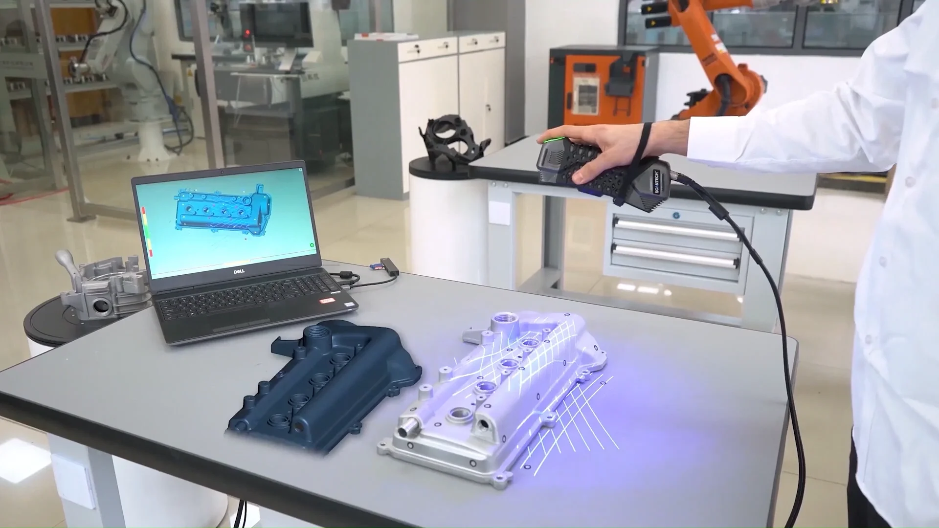 Portable 3d Scanner Narrow Scanning Area For Metrology-grade 3d ...