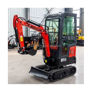 Earth-moving Machine Ht10 Cheap Price 1 Ton Small Excavator Digger ...