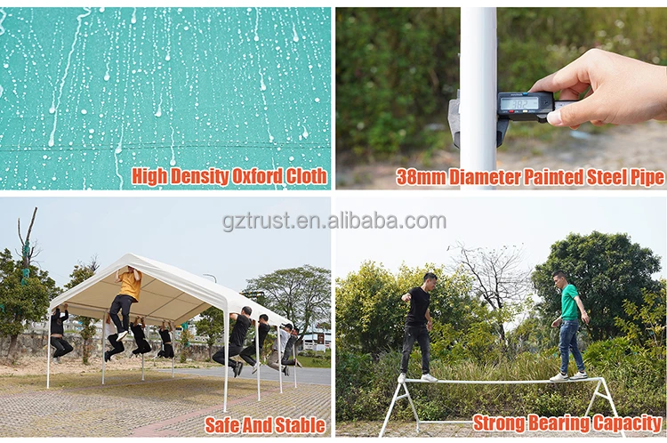 Outdoor Assemble Tent Gazebo 3x3 Garden Party Folding Trade Canopy Tent ...