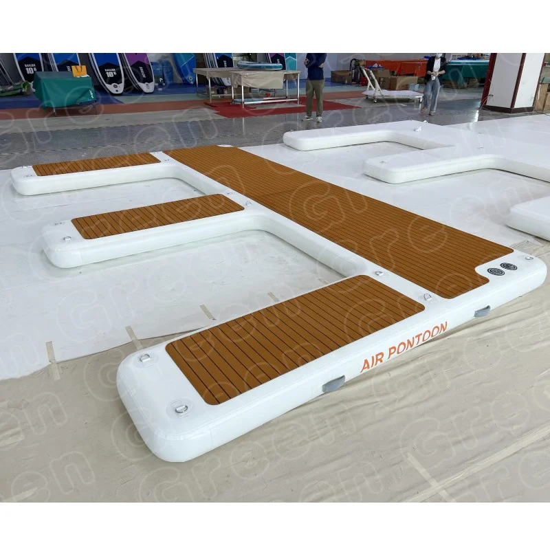 Floating Boat Dock air Platform Sofa Boat air Inflatable Pontoons Jet ...