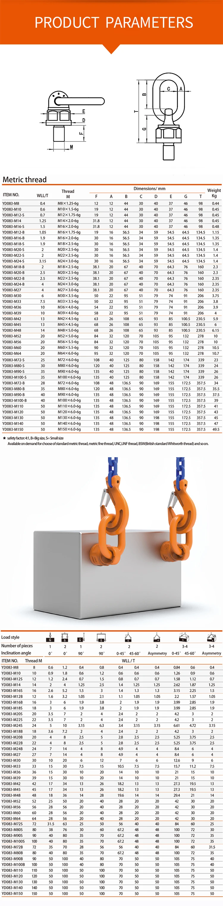 Free Samples of Rud Swivel Lifting Hoist Rings - Durable & Reliable