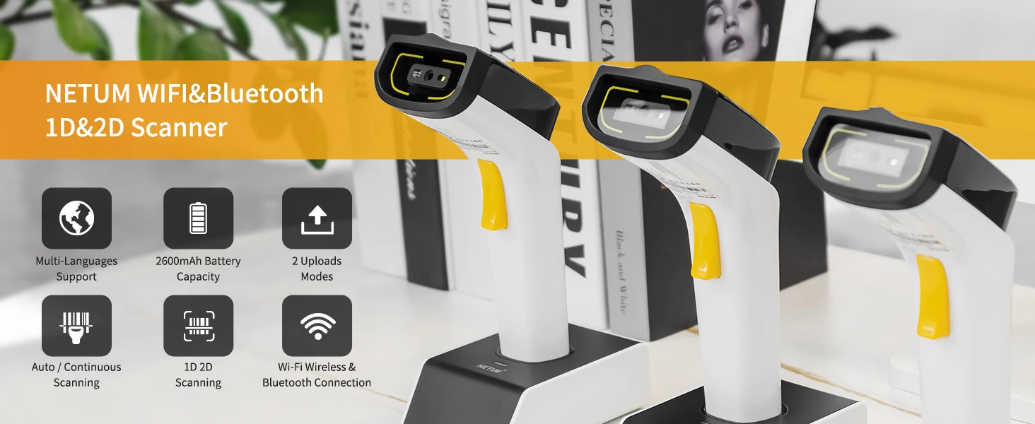 NETUM RFID Scanner - Long Range UHF PDA for Warehousing