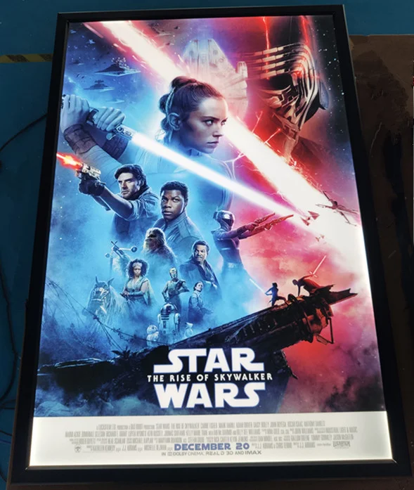 A3 A4 Movie Posters Snap Frame Light Box Aluminum Snap Clip Frame ...