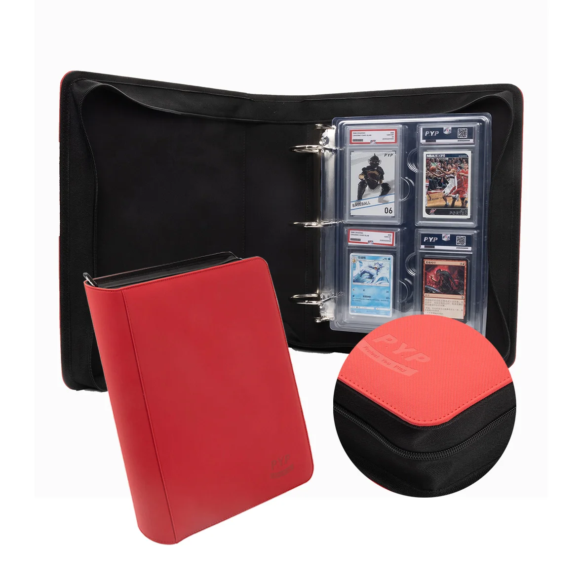 Graded Card Binder Slab Binder for Graded Cards Grading Slab Storage ...
