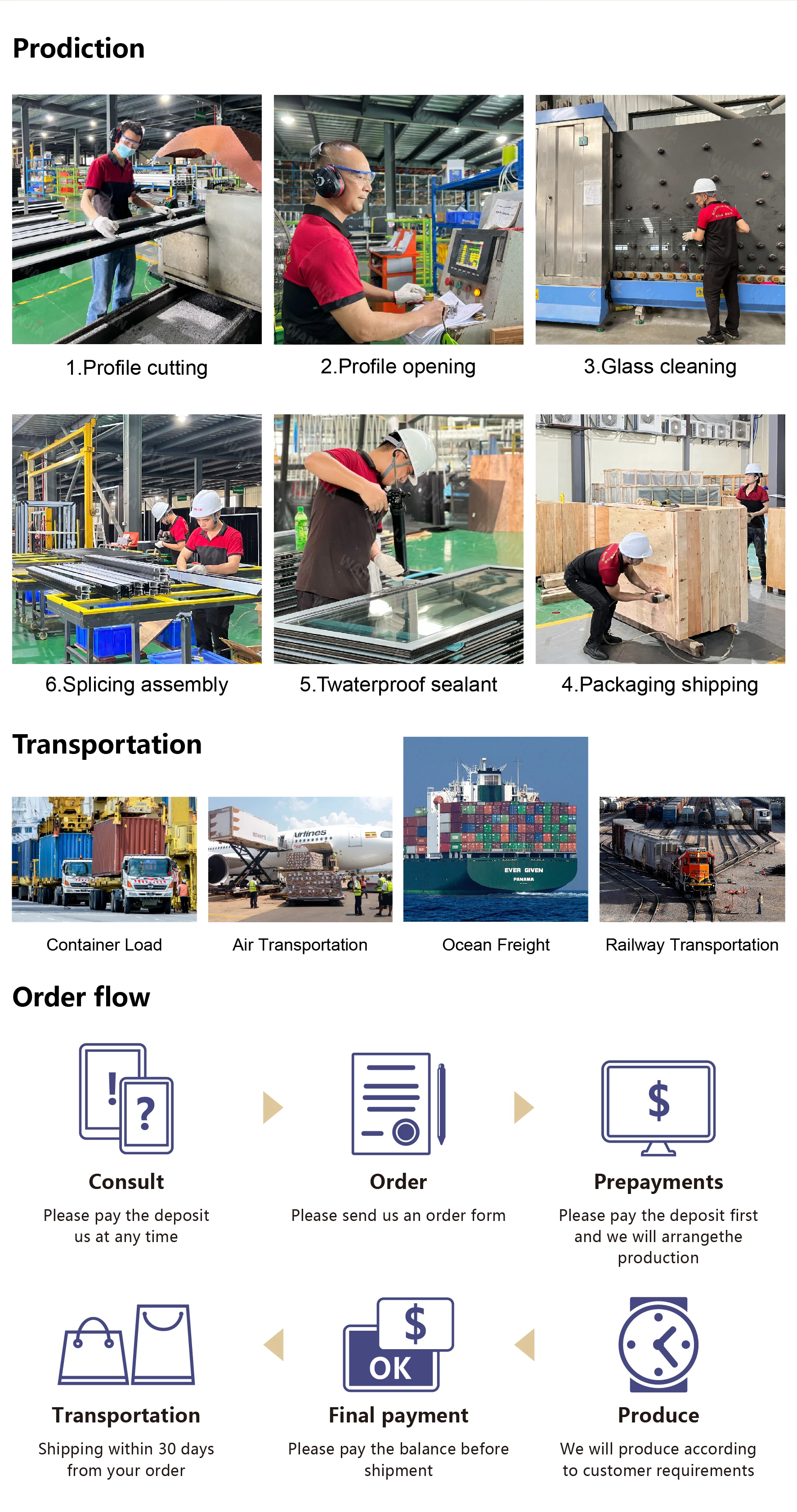 Luxury Modern Style Casement Aluminum Door Australia