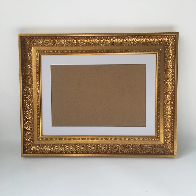 Luxurious Golden Polystyrene Photo Frames - Wall Mountable