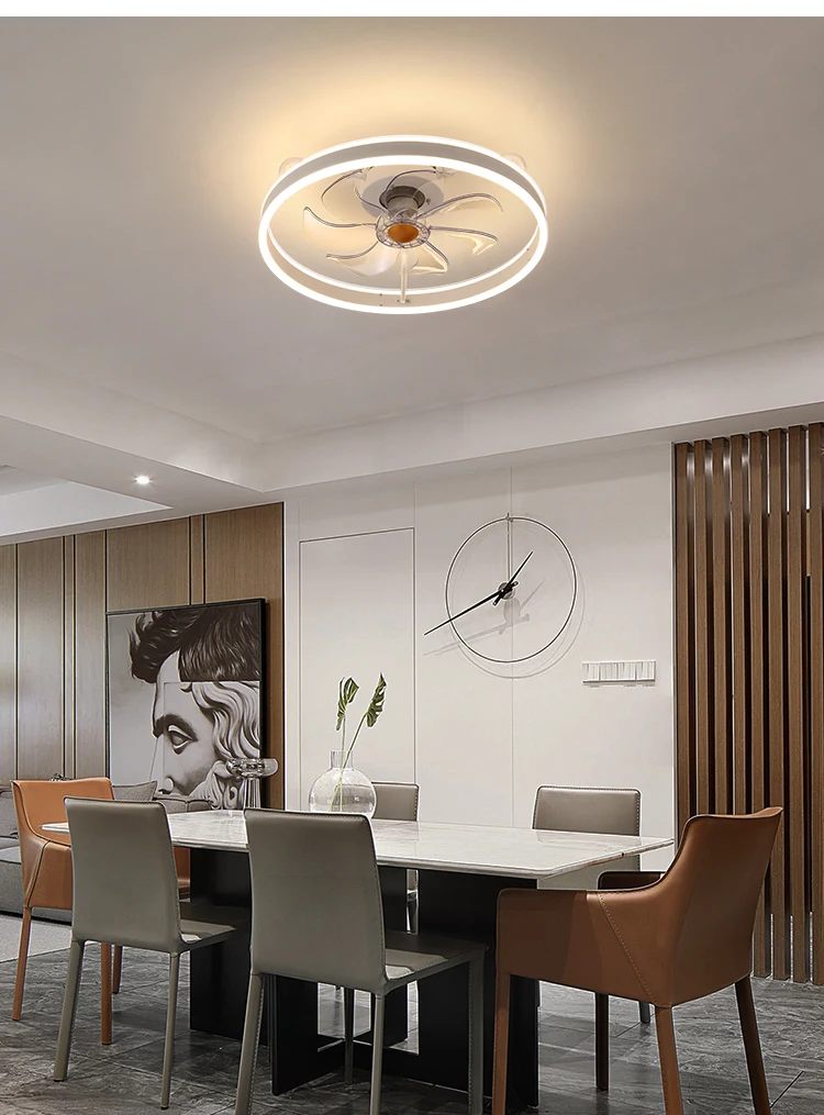 Led Ceiling Fan Light 7 Blades Led Ceiling Fan Indoor - Buy Led Ceiling ...