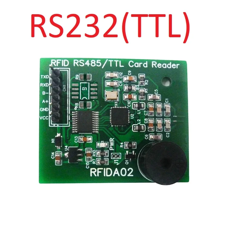 Rfida02 Rs485 Rs232 Uart 13.56mhz Rfid Reader Writer Rc522 Cv520 For M1 ...
