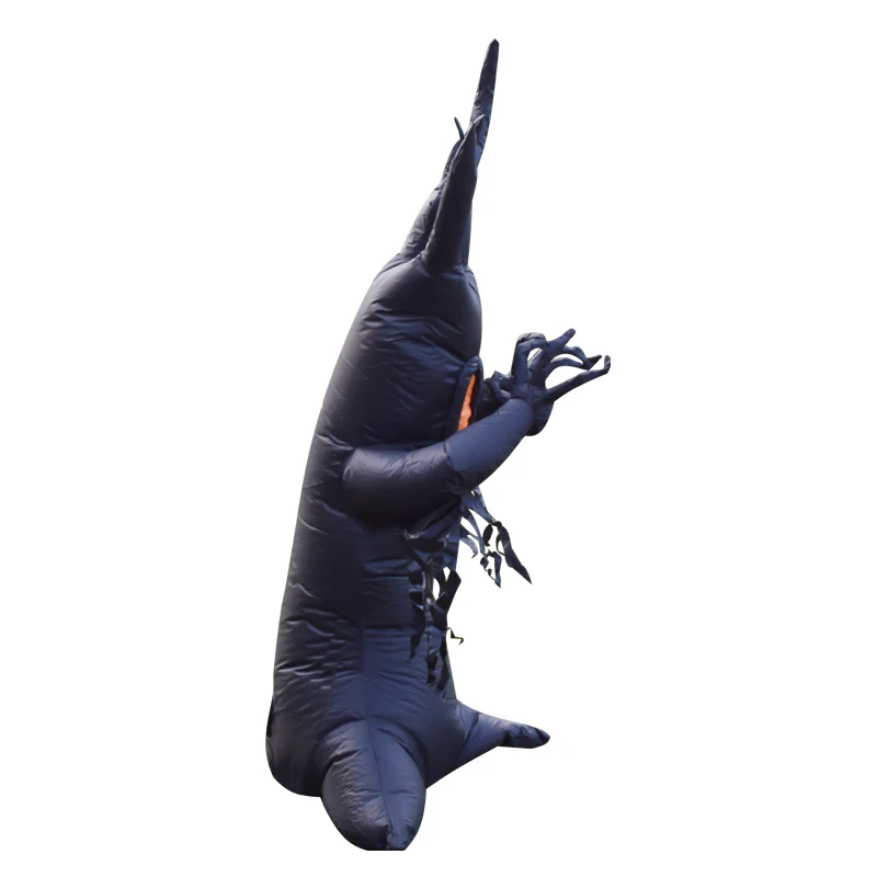5 Ft Tall Halloween Inflatable Scary Tree With Ghosts Black Inflatables ...