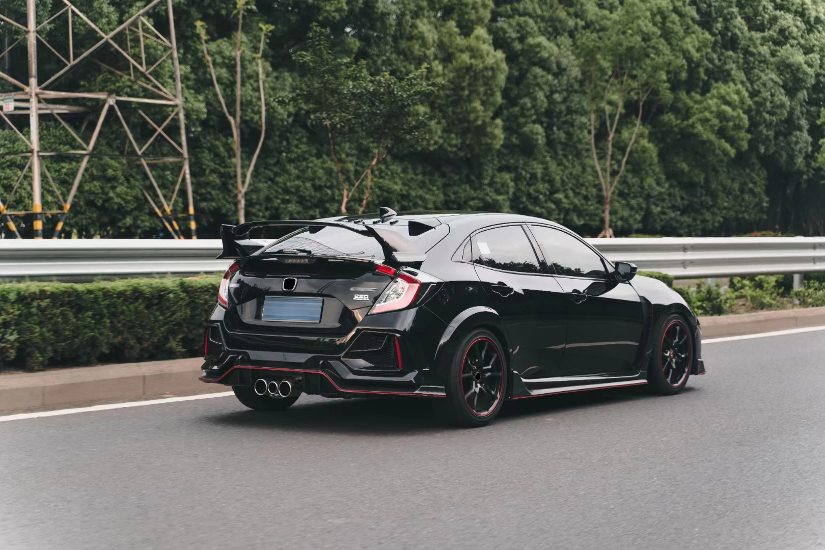 Car Modified Fk8 Typer Body Kits For Honda 10th Civic 2016-2021 Fc1 Fk7 ...