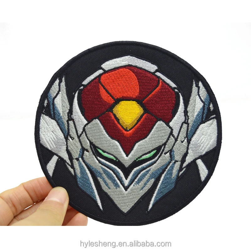 Sew-on Carton Embroidery Label Professional Factory Patches Embroidered ...