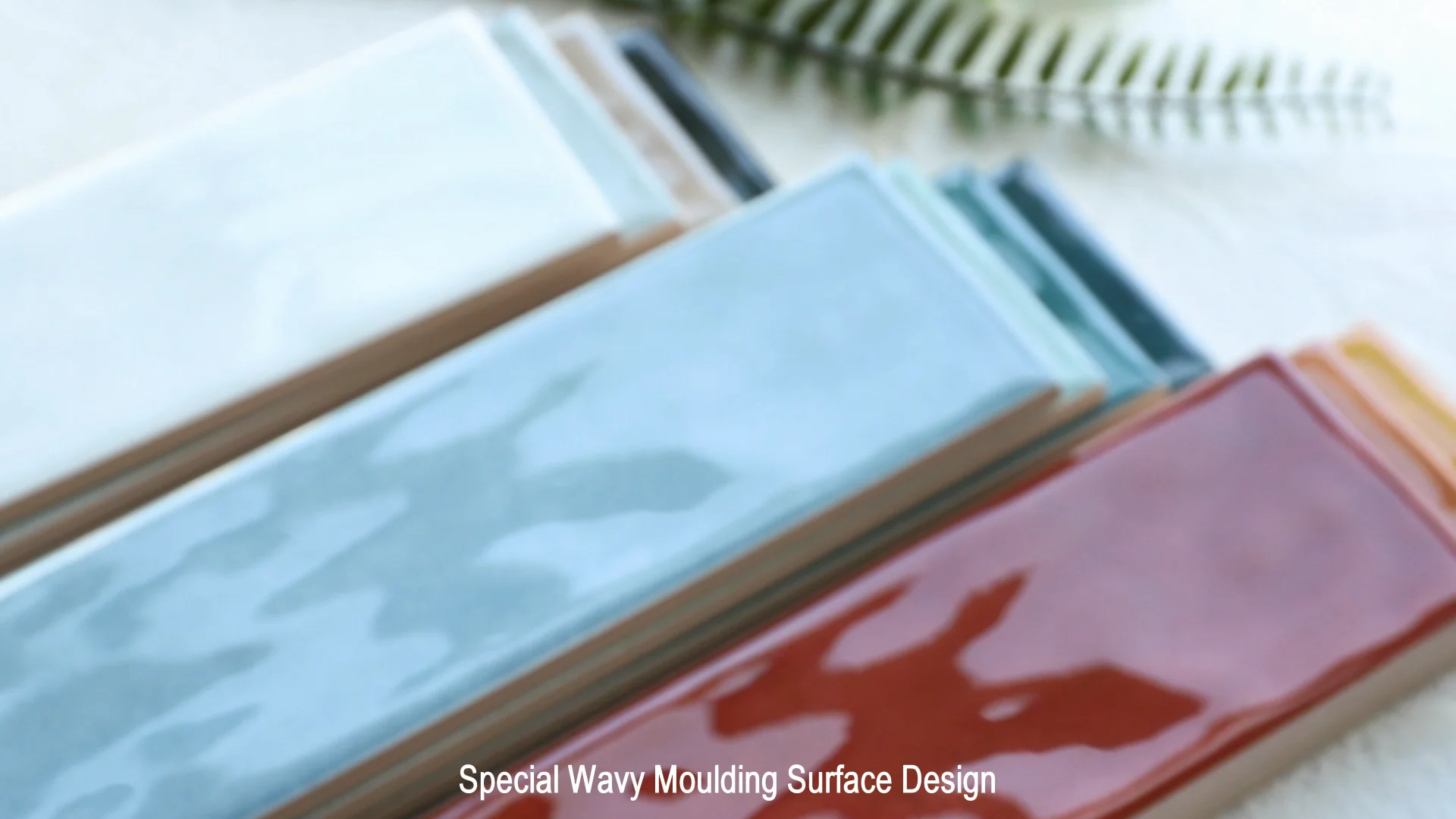 High Quality Wavy Surface Modern Glazed High Glossy 75x300mm 3x12 Inch ...