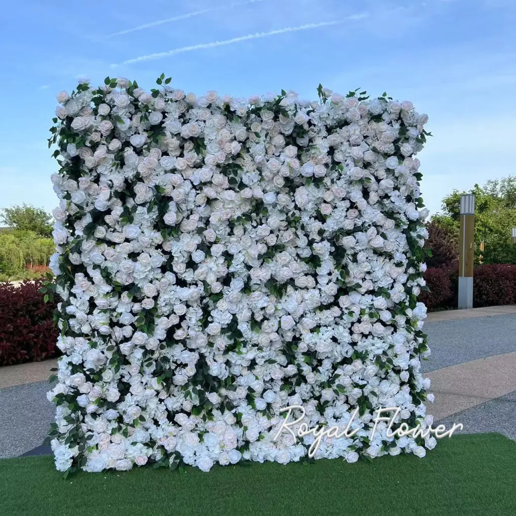Decor Backdrop Rose Wall Backdrop High Quality Artificial Flowers Party ...