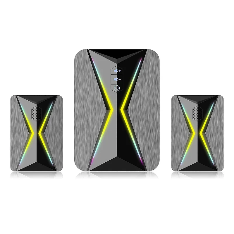 Good Quality Boofer Rgb Light 2.1 Subwoofer Bass Pc Speakers For ...