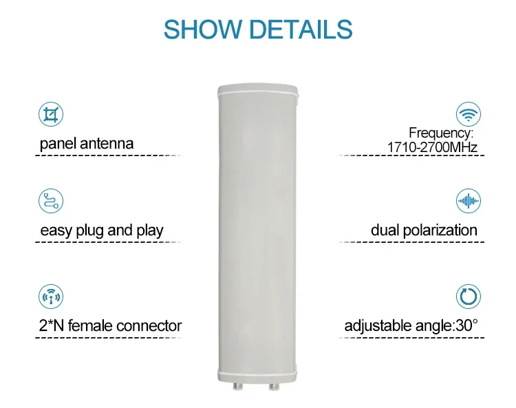1710-2700MHz MIMO Panel Antenna-Xinxie Wireless Technology_iot antenna ...
