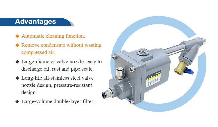 Zero Air Loss Automatic Condensate Drains For Filtration Water ...