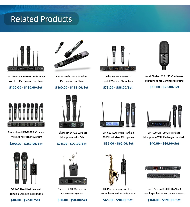 RBR MD2006 4+2 Channel Digital Audio Mixer for Multi-Function Halls