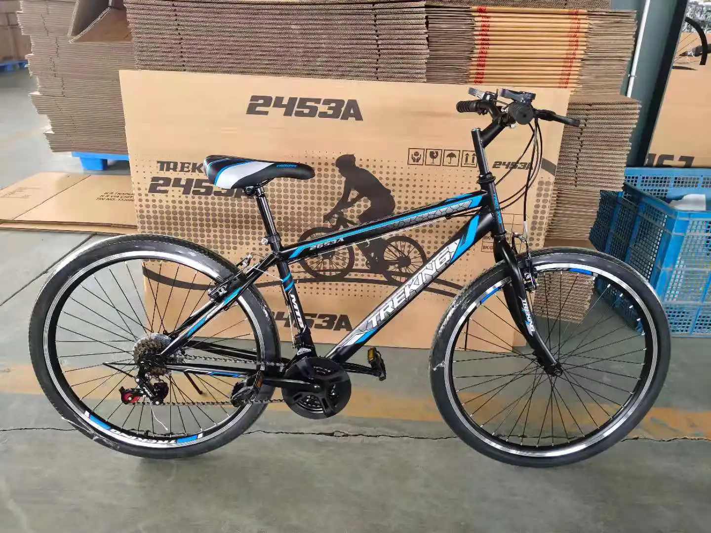 18 Speed Mbt 24 Inch Rims V Brake Bicycle Bike Cycle for Man Mountain Bike