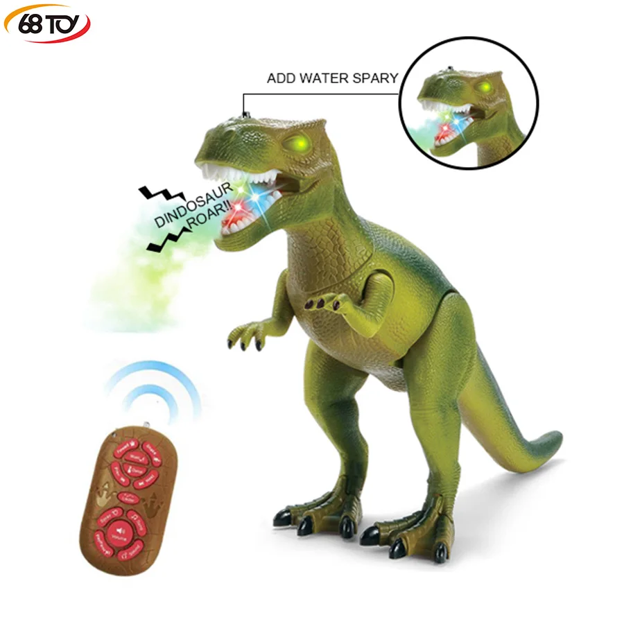Rc Tyrannosaur Rex Fierce Dinosaur Toys Infrared Remote With Roar Sound ...