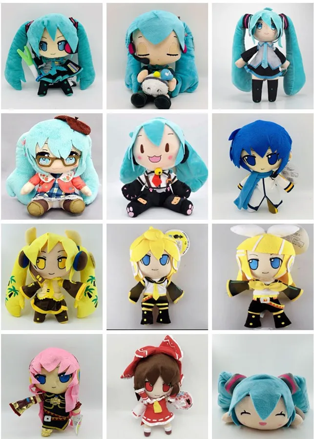 Hot Sale Japan Miku Hatsune Plushie Cut Plush Doll Cosplay Bear Bunny ...