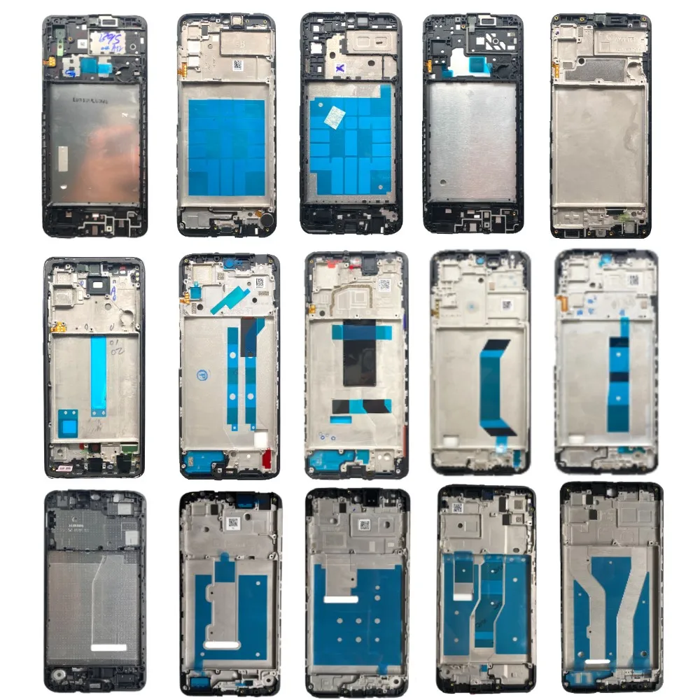 Cell Phone Spare Parts Middle Frame Front Housing For Samsung Lcd Frame ...