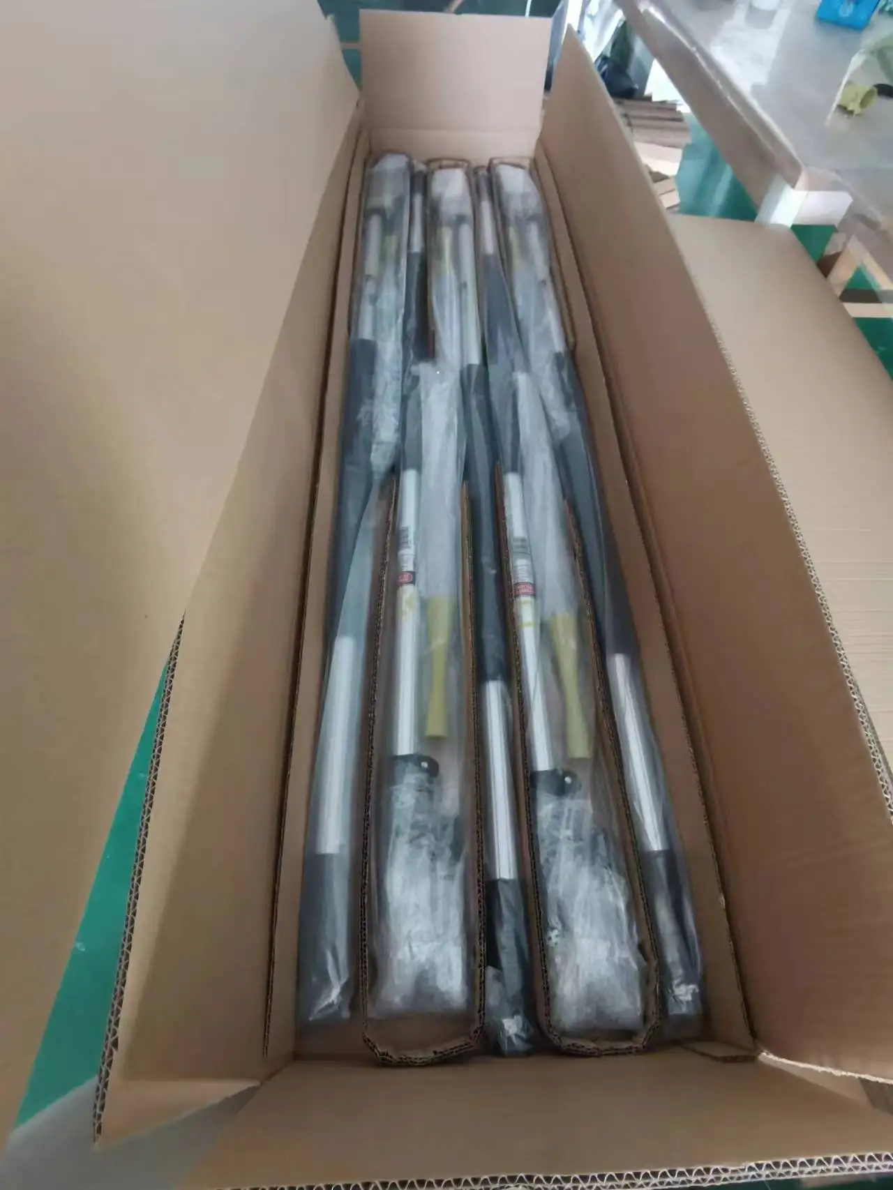 12 Ft Aluminum Telescopic Cleaning Extension Pole Rod - Buy 3 Sections ...