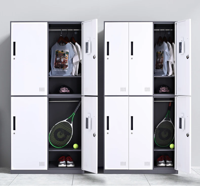9 Door Steel Hostel Locker Change Room Storage Cabinet Metal Gym Staff ...