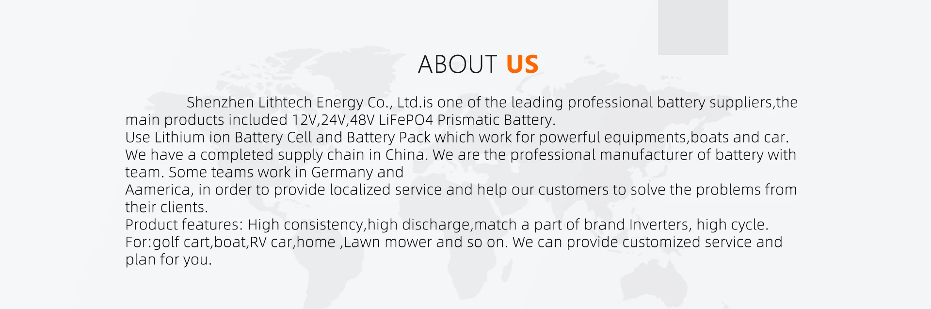 Shenzhen Lithtech Energy Co., Ltd. - Lithium Battery, Energy Storage System