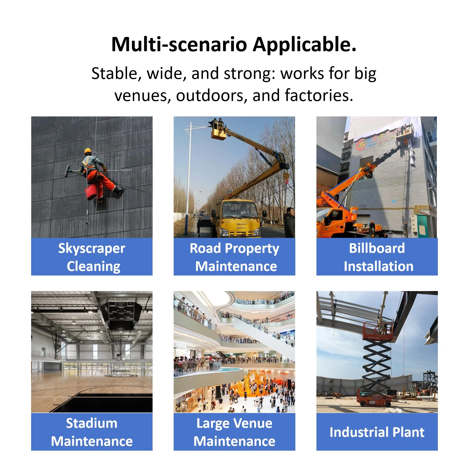 6m 8m 10m Movable Electric Skylift Scissor Lift 12m 14m Aerial Work ...