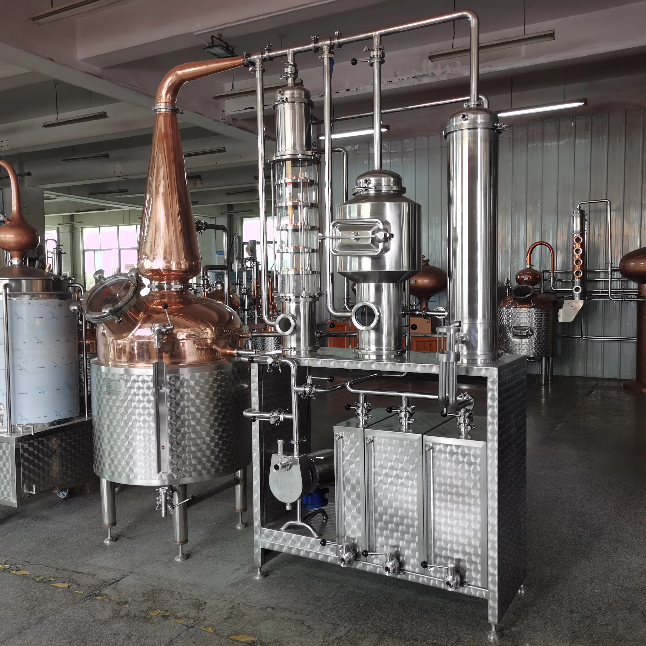 300 Liter Copper Alcohol Distiller Distillation Equipment| Alibaba.com