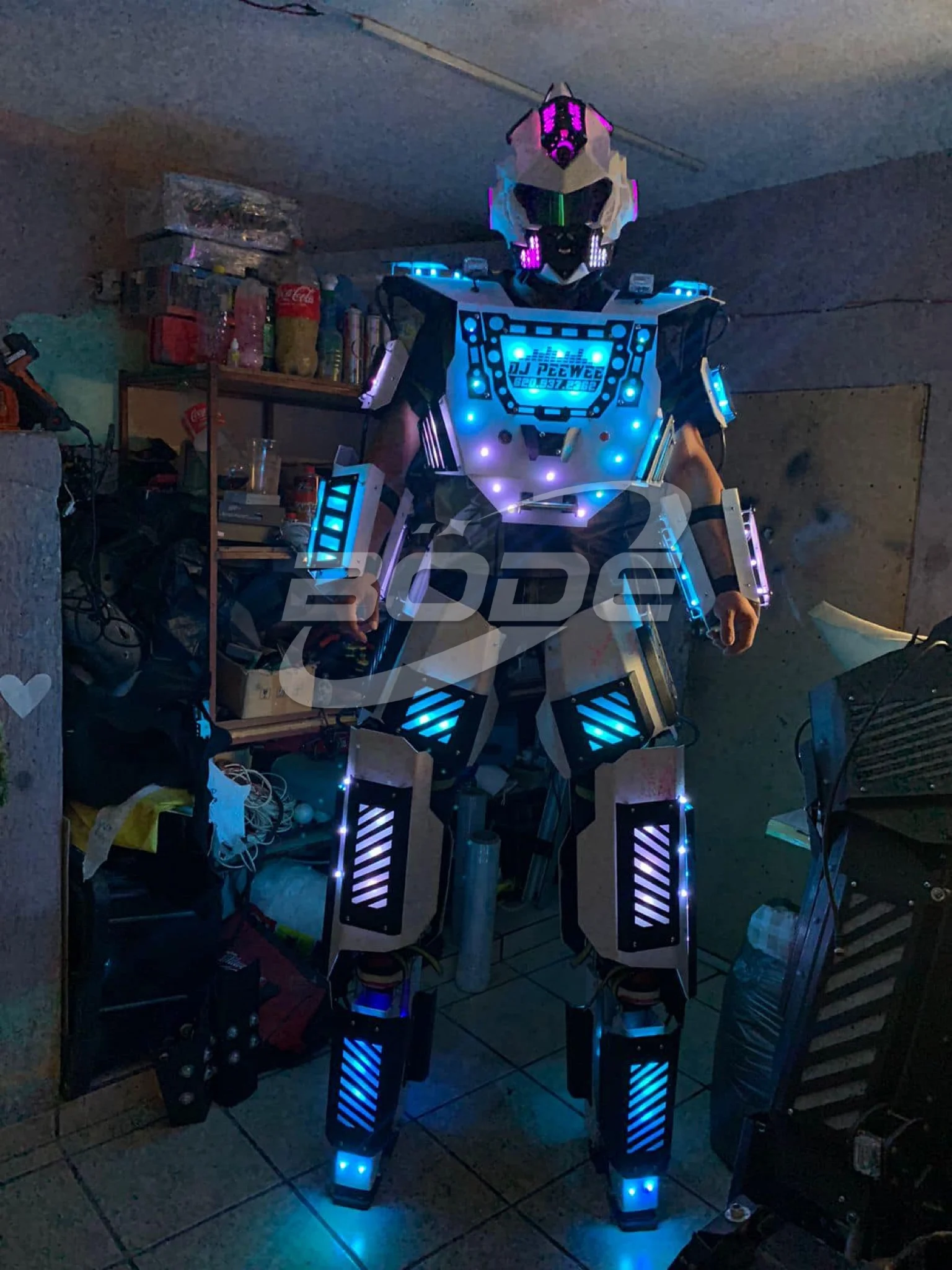Hot Selling Led Mecha Stilts Costume Party Nightclub Stilts Costume ...